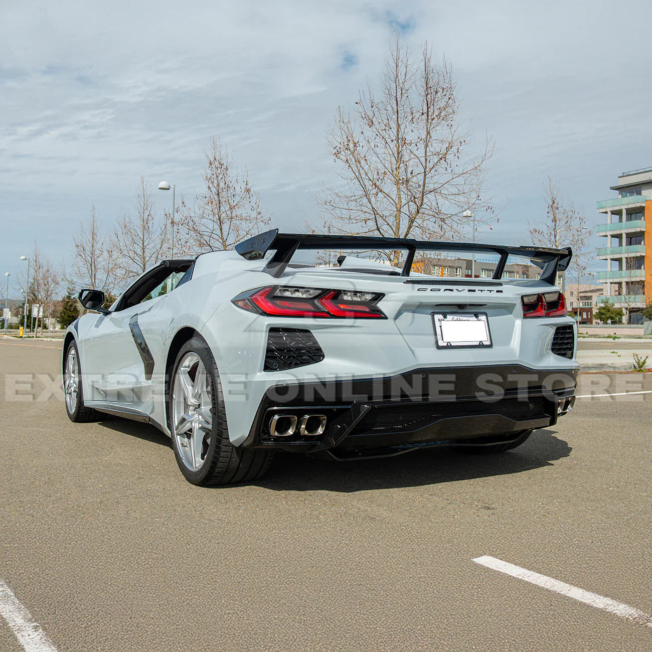 Corvette C8 5VM Rear Trunk Spoiler High Wing - 2020-2025 Stingray ...
