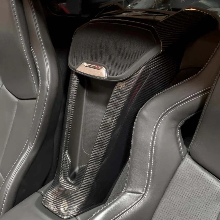 Corvette C8 Console Waterfall & Speaker Cover -2020-2025 – CorvetteGuys.com