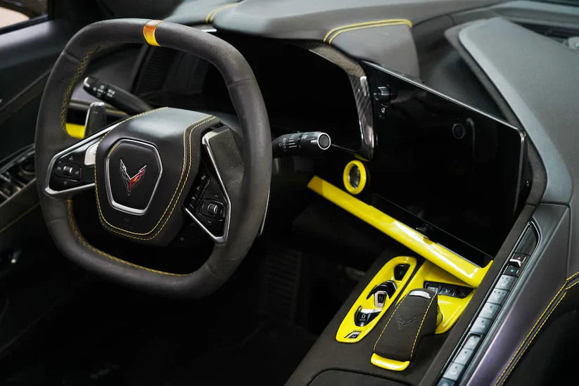 C8 Corvette Interior Lower Dash Kit Color Matched (5-Piece Set) : 2020 ...