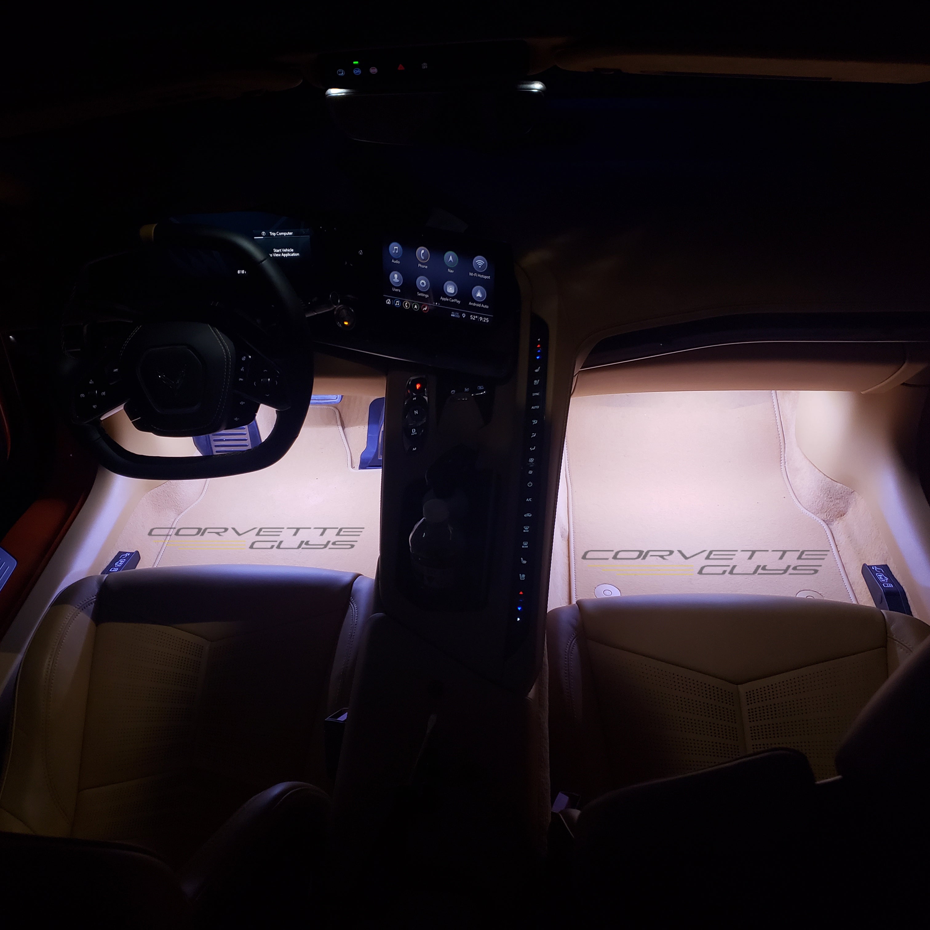 C8 Corvette Footwell LED Lighting Kit FREE Shipping |CorvetteGuys.com