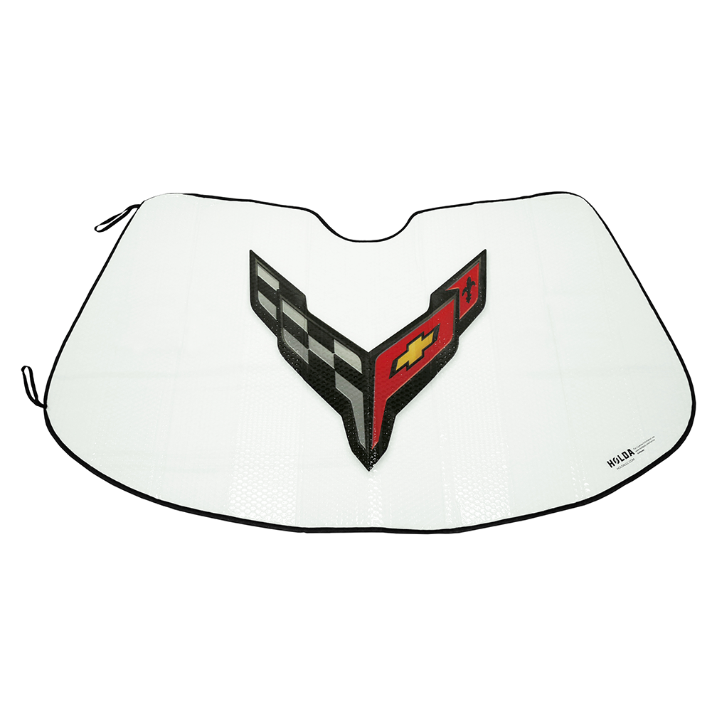 Corvette Folding Insulated Windshield Sun Shade : 2020 - 2025 C8 Sting ...