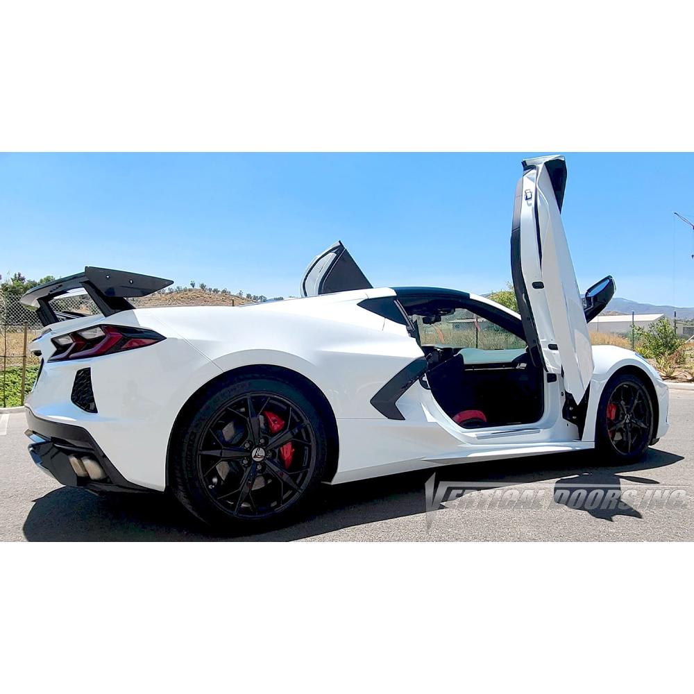 C8 2020-2021 Corvette Lambo Style Vertical Doors - Hinge Conversion ...