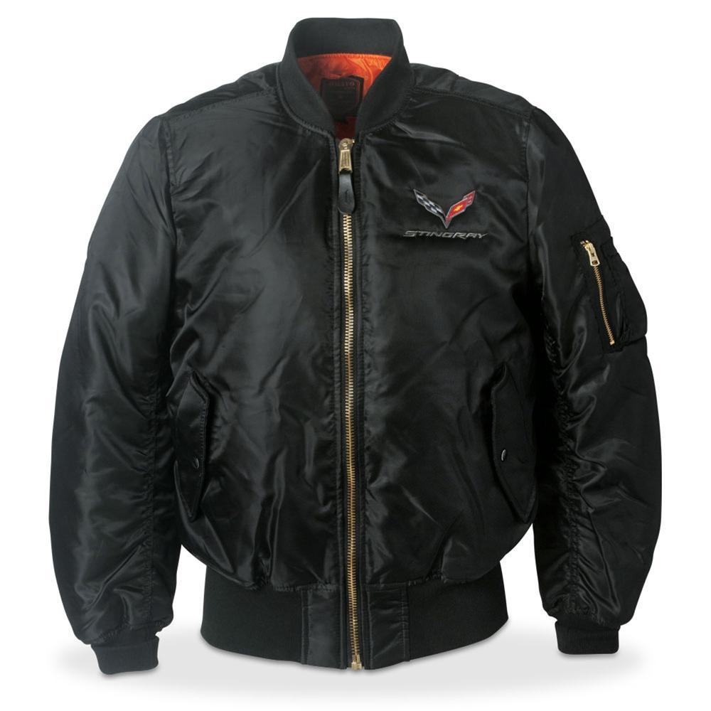 C7 Corvette Stingray Flight Jacket with C7 Emblem – CorvetteGuys.com