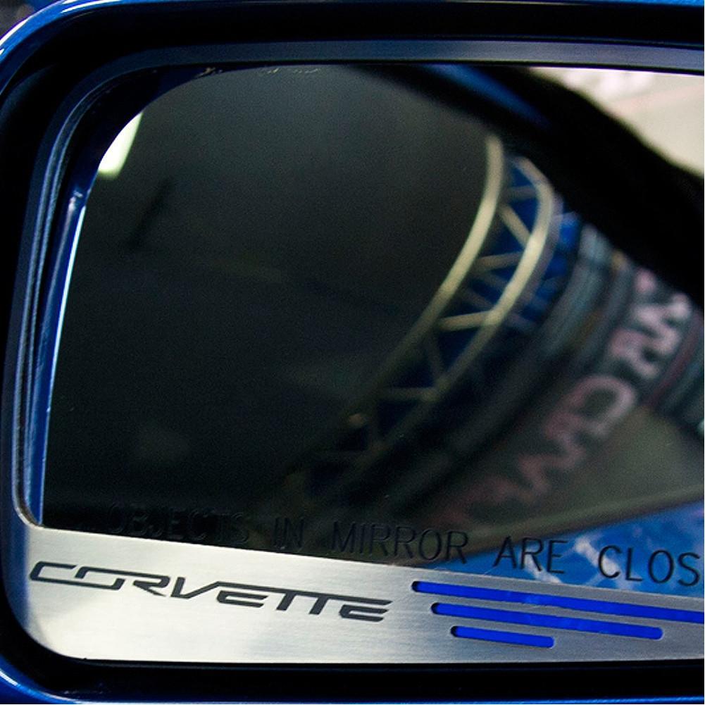 C7 Corvette Stingray Side View Mirror with "CORVETTE" Script 2Pc : FREE ...