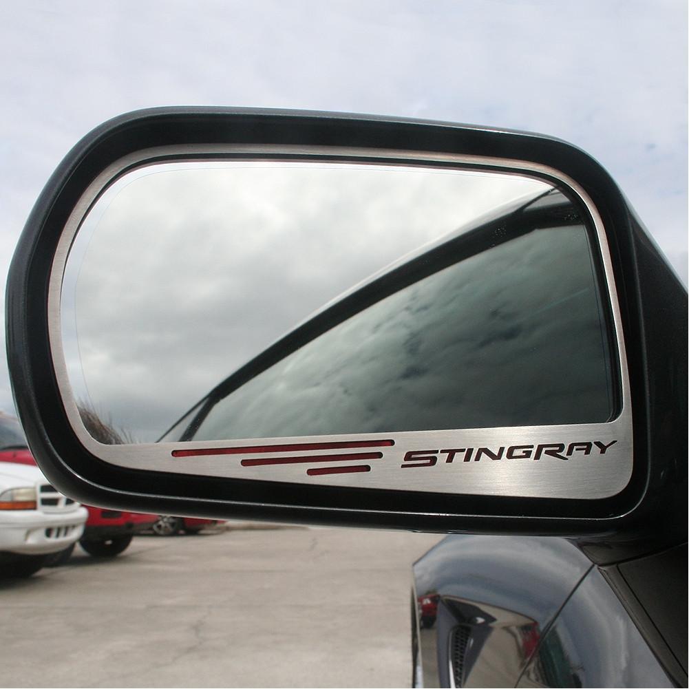 C7 Corvette Stingray Side View Mirror with "STINGRAY" Script 2Pc ...