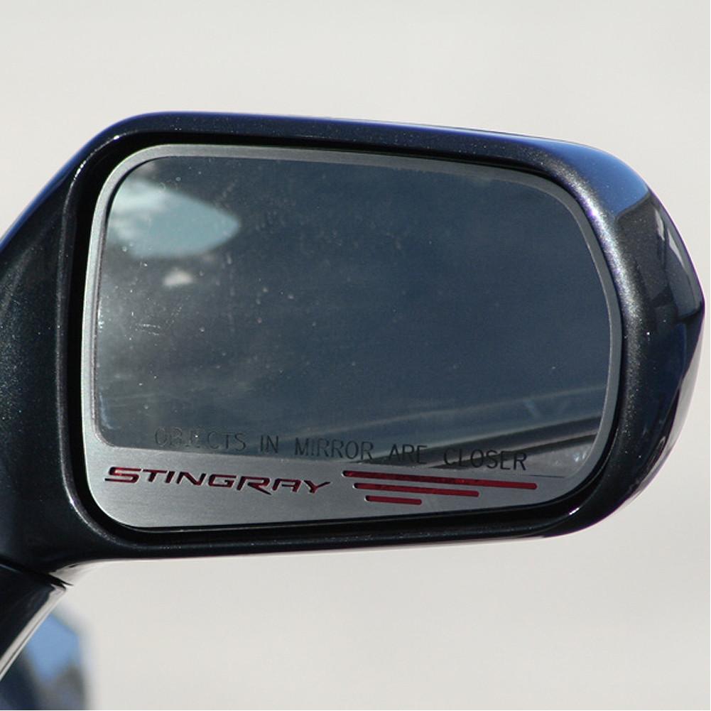 C7 Corvette Stingray Side View Mirror with "STINGRAY" Script 2Pc : FREE ...