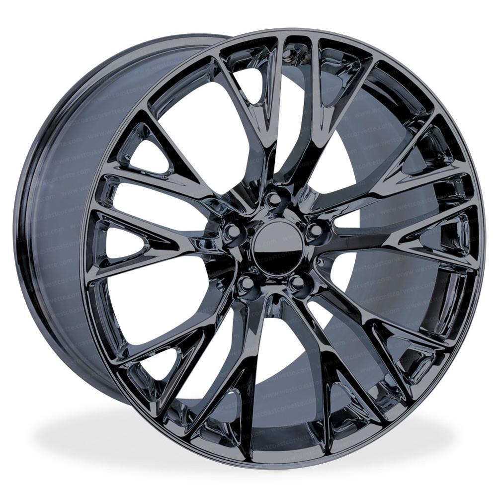2022 Corvette Stingray Black Chrome Wheels