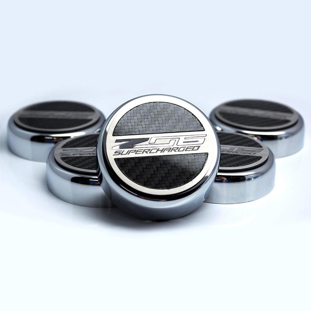 C7 Z06 Corvette Cap Cover Set - Chrome/Brushed/Carbon Fiber ...
