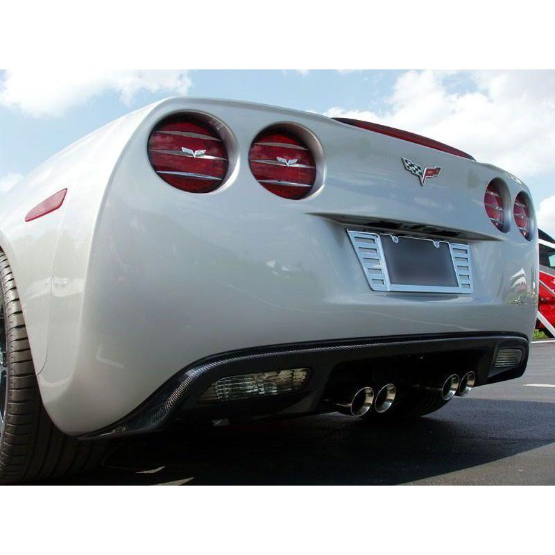 Corvette License Plate Frame - Billet Aluminum Chrome C6, C7, C8 ...