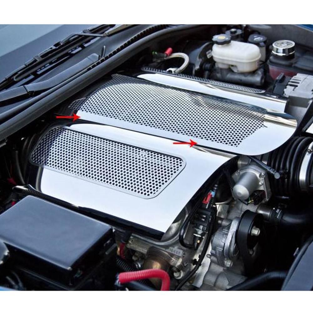 Corvette Plenum Cover Low Profile - Perforated Stainless Steel : FREE ...